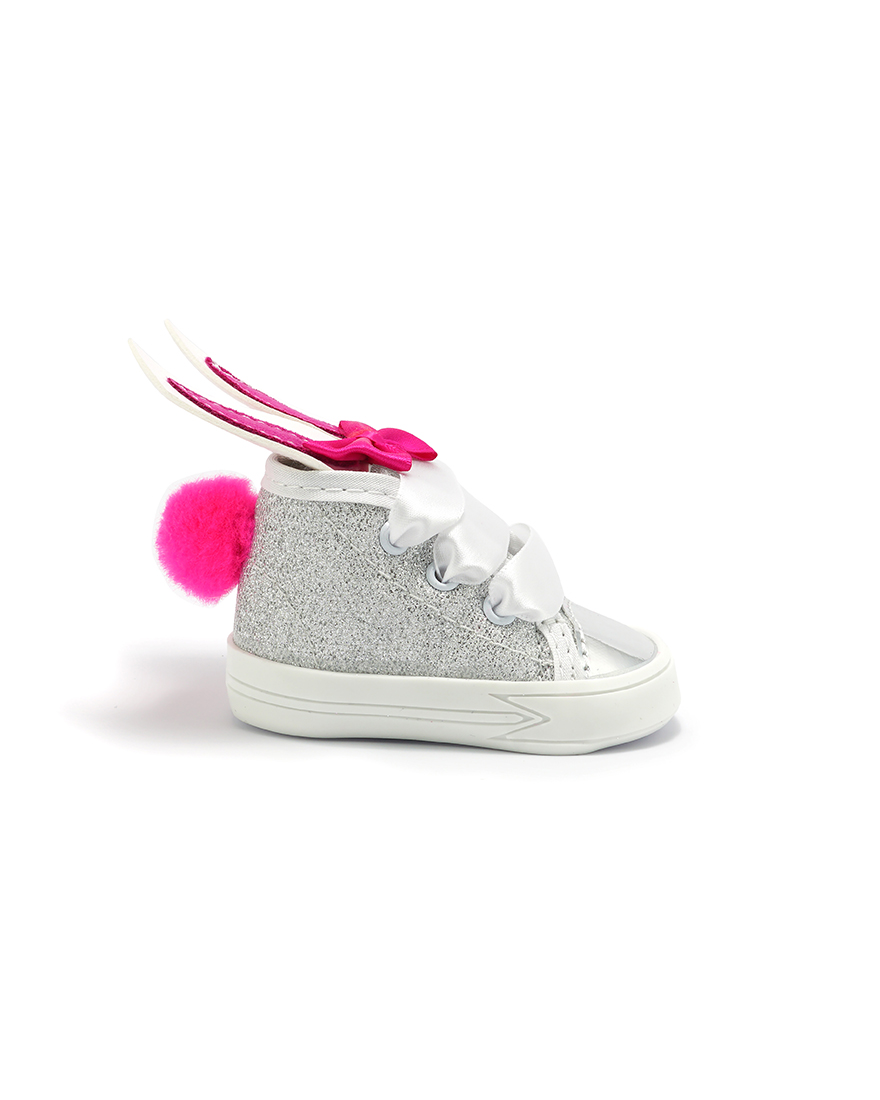 Tenis textil Conejo pike Plata - Mayoreo, menudeo y precio distribuidor ...